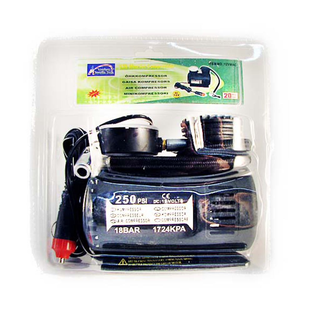 10036 12V Mini Air Compressor 250 PSI – Mayday Industries