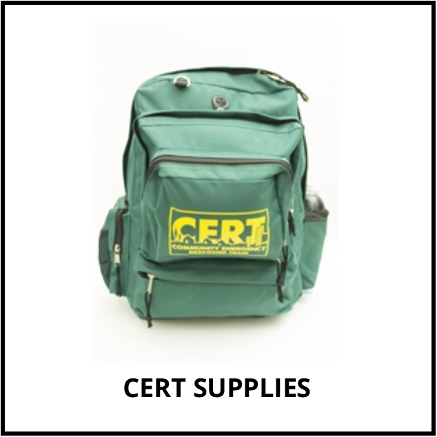 CERT SUPPLIES – Full-Line of Emergency Supplies Personal Custom ...